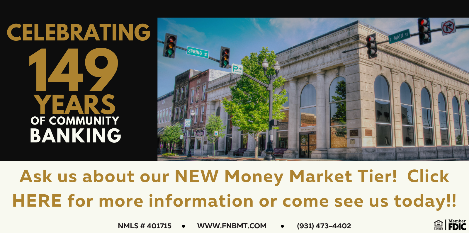 First National Bank of Middle Tennessee | TN Accounts And Loans